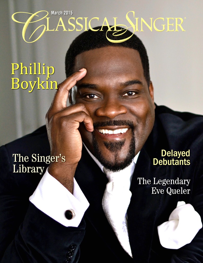 Classical Singer Magazine… Dreaming Big: -Phillip Boykin- by Amanda ...